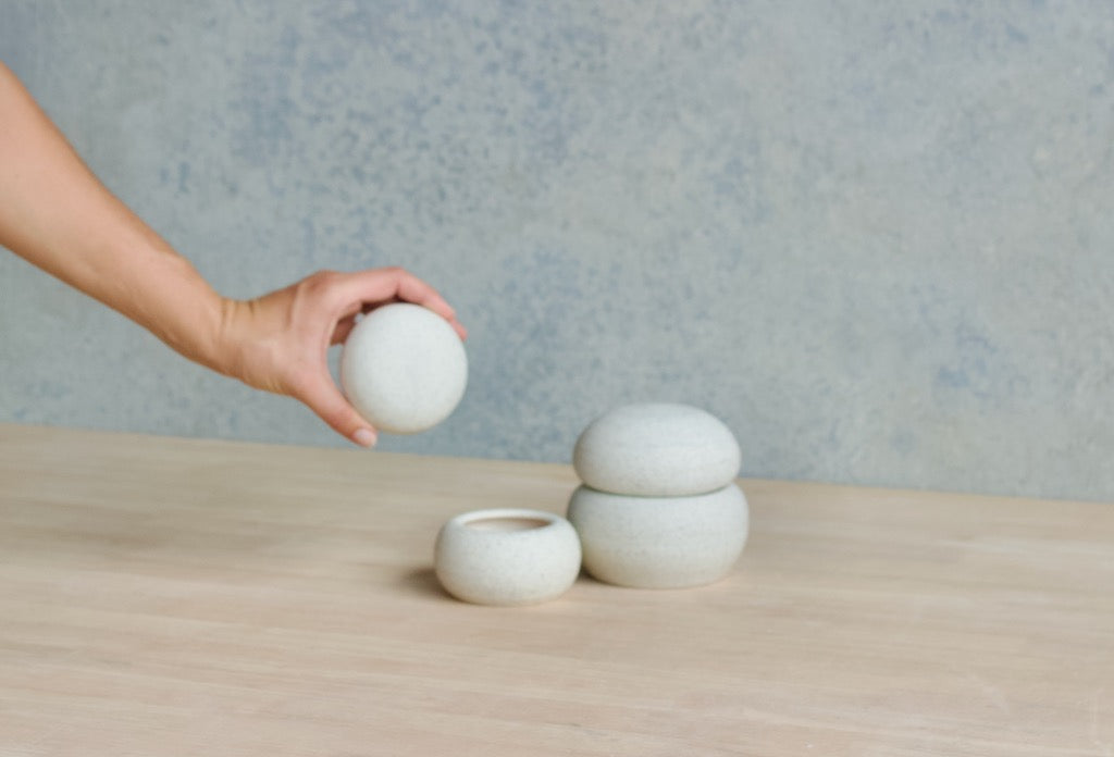 Pebble Jar - Handcrafted Ceramic Storage - Sogo Ceramics